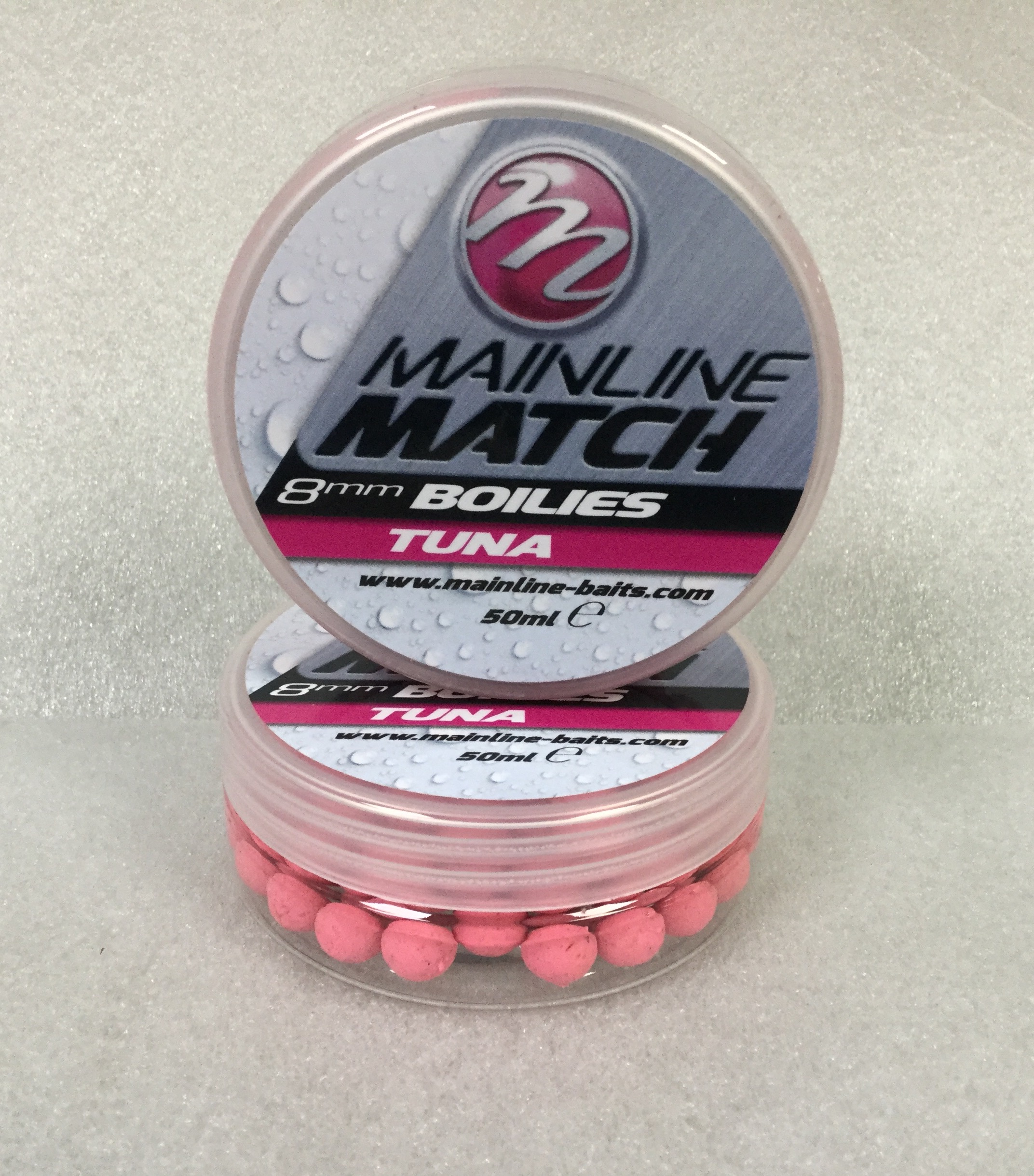 Mainline Match 8mm boilies tuna 50ml - Hooked on Fishing